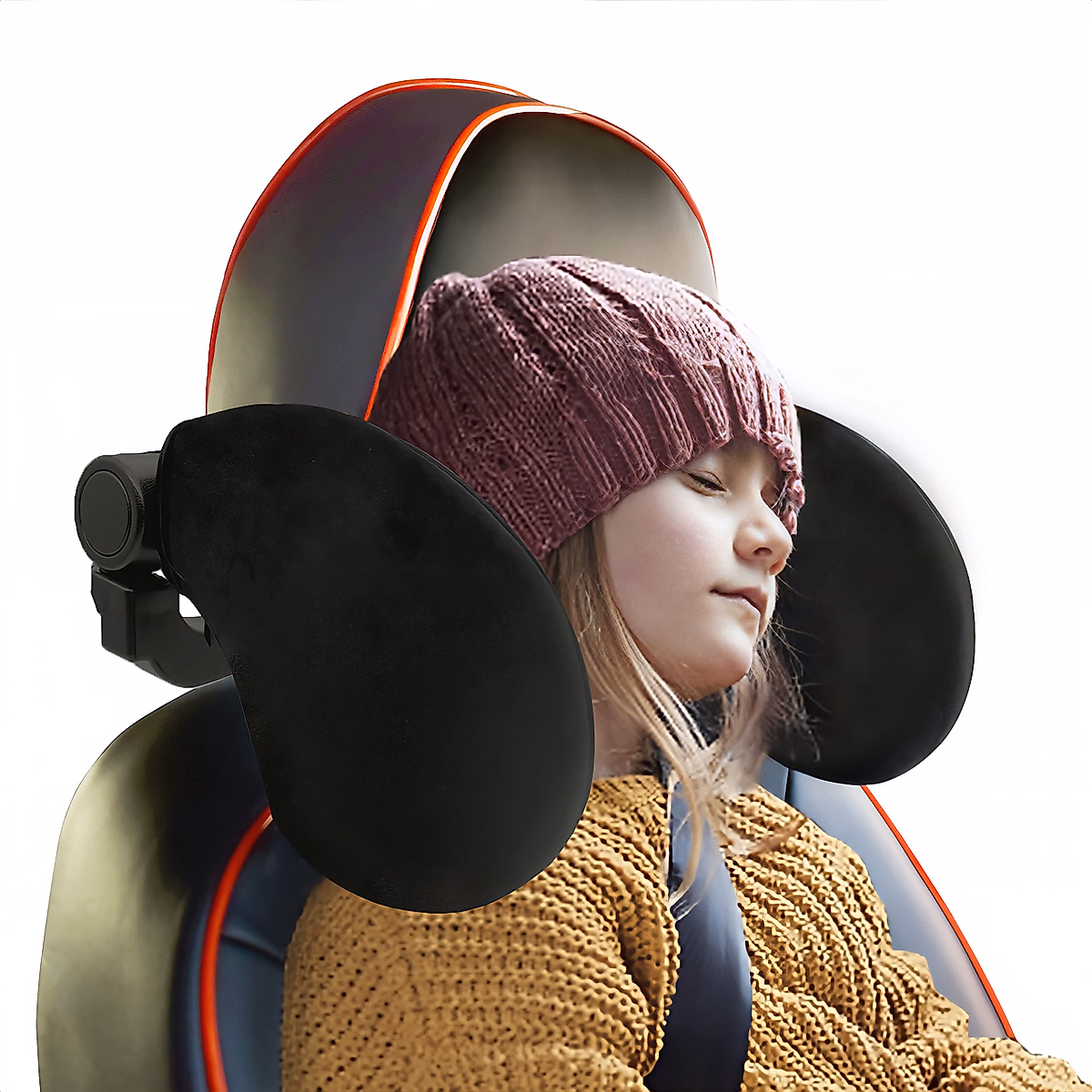 Upgrade Car Pillow Adjustable Car Seat Head Neck Seat Headrest for Kids,Car Head Rest 360 Degree Adjustable Design U-Shaped Car Sleeping Pillow Travel Sleeping Headrest