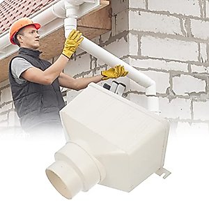 DOITOOL Gutter Downspout Adapter Universal Rainwater Gutter Downspout Outdoor Downspout Drainage Connector for Gutter Downspout Extensions (10.41x8.25x5.82 Inch)