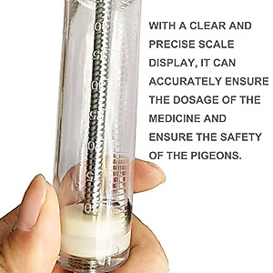 Young Birds Feeding Syringe 30ML Pigeon Parrot Chick Feeder Syringe Hose Birds Feeding Injector Birds Feeding Syringe Manual Feeding
