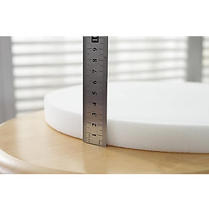 Happiness Decoration Round Seat Cushions for Stools with Ties 12-Inch Breathable Bar Stool Cushions Cover Tatami Cushion Pillow Kitchen, Home, Office Chair Pads (12 Inches, Yellow)