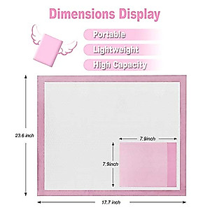 Baby Disposable Changing Pad, 30 Pack, 24×18in, Pet Training and Puppy Pads Pee Pads Portable Diaper Changing Table Pad,Breathable Waterproof Incontinence Pads Underpad（Pink）