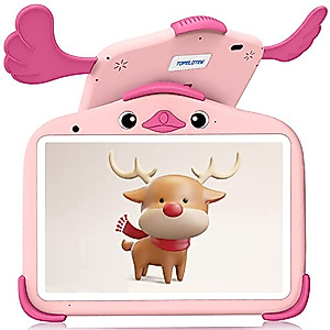 Kids Tablet 10 inch Tablet for Kids with Case Included, Android Toddler Tablet for Toddlers with WiFi 2.0MP+5.0MP Dual Camera IPS Screen Parental Control YouTube Netflix, 2GB 32GB Kids Learning Tablet