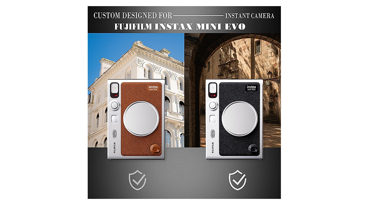 Rieibi Lens Cap for Fujifilm Instax Mini Evo - Anti-Scratches Protection