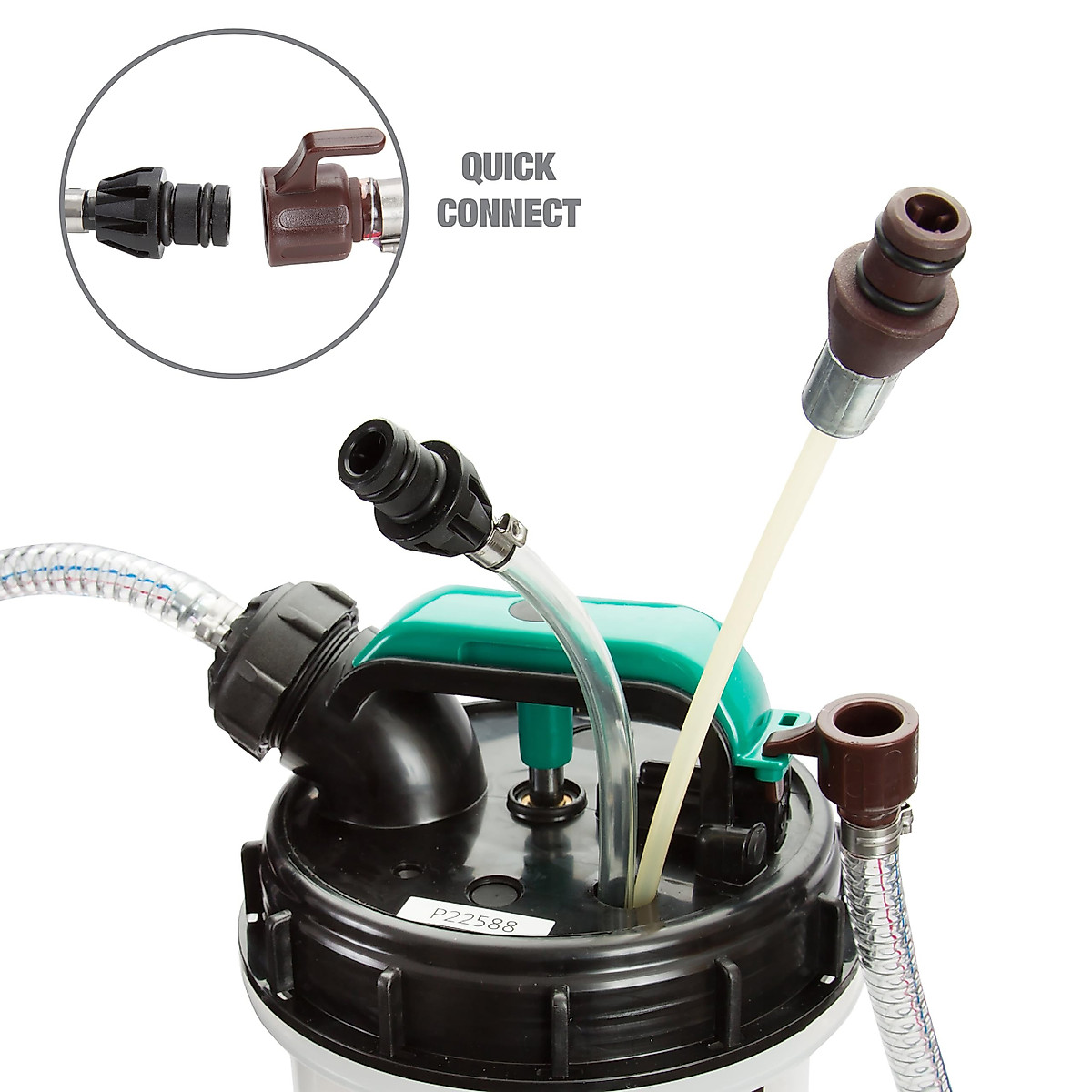 OEMTOOLS 24936 8 Quarts (2 Gallons) Manual Fluid Extractor, Oil Extractor Pump, Automotive Fluid Extractor for Various Oils and Fluids, Oil Pump Extractor