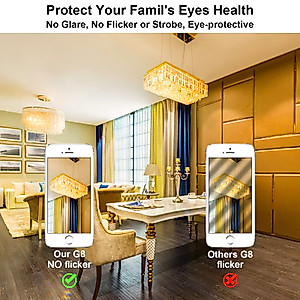 VITUNOV G8 Halogen Bulb 120V 20W Xenon Under Cabinet Lighting Replacements T4 Type 2 Pin Base Dimmable 2700K Warm White (12 Pack)