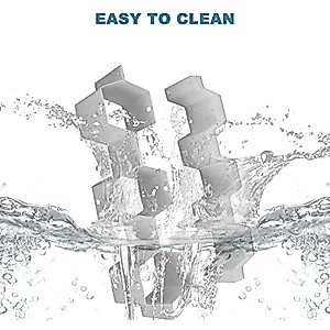 HELLWANG Honeycomb Drawer Organizer, 16Pcs Drawer Organizer for Socks, Underwear, Makeup, Kitchen, Bedroom, Dresser (White)…