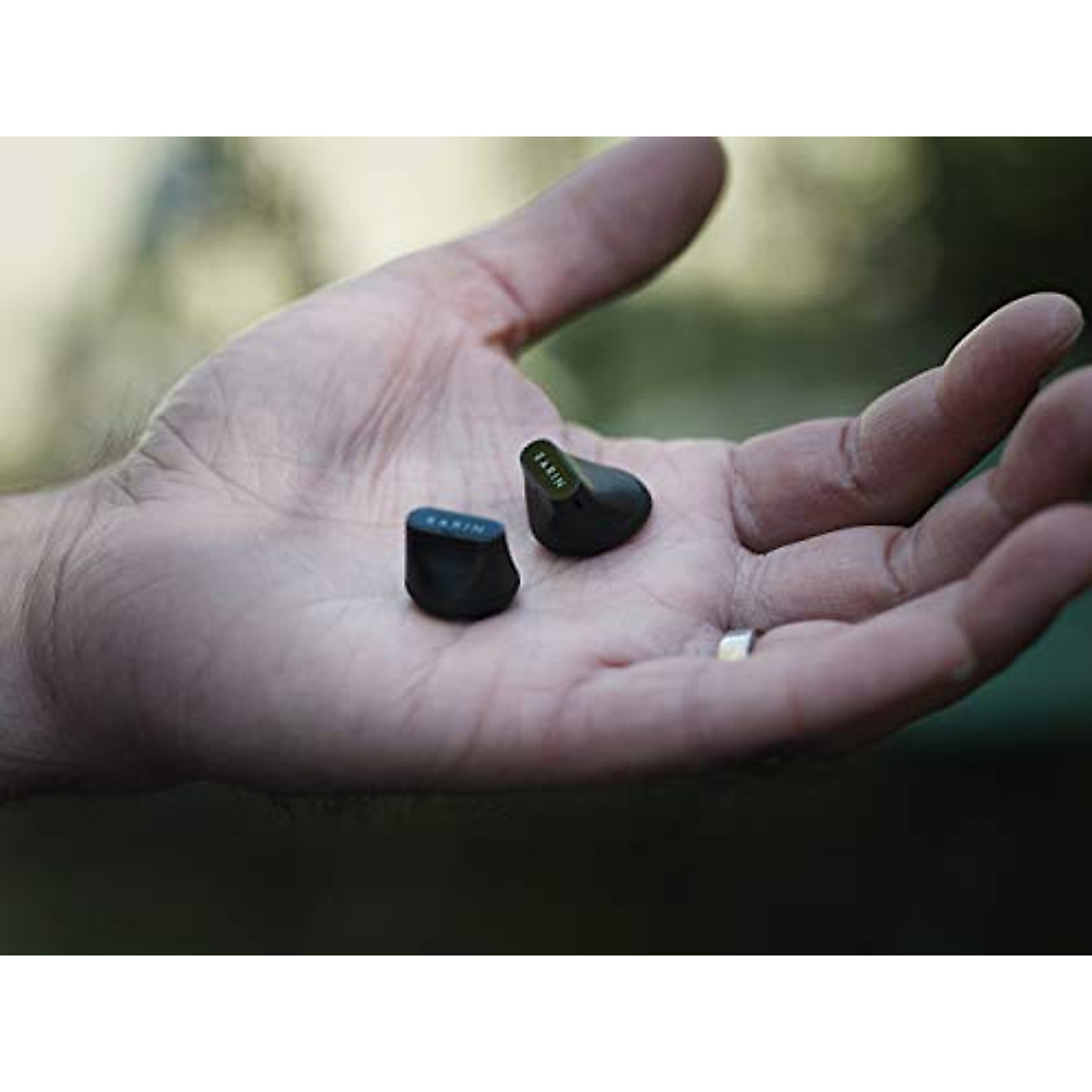 EARIN A-3 - The Original True Wireless Earphones - Open Design Comfortable Earbuds - Black Aluminum Charging Case - 5 Hours of Playtime - Bluetooth - Wireless & USB-C Charging