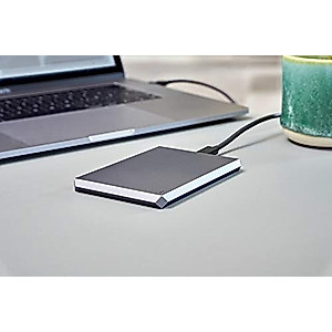 LaCie Mobile Drive 5TB External Hard Drive Portable HDD – Space Gray USB-C USB 3.0, for Mac and PC Desktop, 1 Month Adobe CC (STHG5000402)