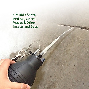 Punchau Diatomaceous Earth Duster, Powder Sprayer, Garden Duster Applicator Dispenser with Long Plastic Tube for Organic Gardening Agricultural Supplies