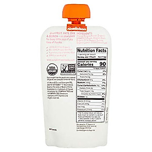 Pumpkin Tree Organics Super Oats & Seeds, Banana & Strawberry Fruit Packet, 4 Ounce (Pack of 10)