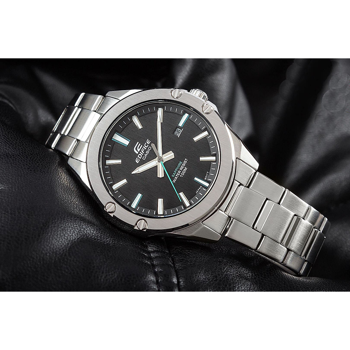 Casio Men's Analogue Quartz Watch with Stainless Steel Strap EFR-S107D-1AVUEF