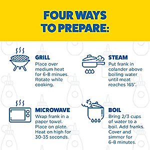 Ball Park Beef Hot Dogs, Original Length, 24 Count (Club Pack)