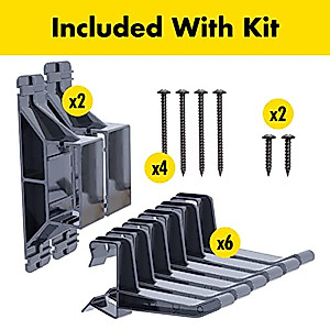 2x4basics 90101MI Stud Track Storage System, Sand