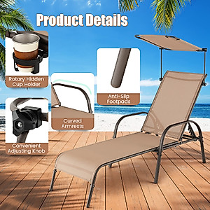 Lounge Chair Recliner, Brown