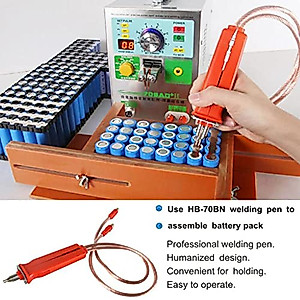 GAOMIN 709AD+ Battery Spot Welder,3.2kw Pulse Welding Machine for 18650 14500 Lithium Batteries Battery Pack,Wire-Controlled Foot Switch,for Battery Packs,Button Cells,Battery Repair