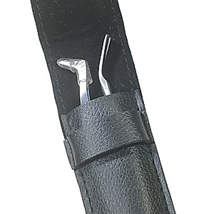 eTradewinds Tick Remover Tool | Tick-Off Pro | Hygienic All Stainless Steel Tick Removal Tool with Leather Case (4-Pack)