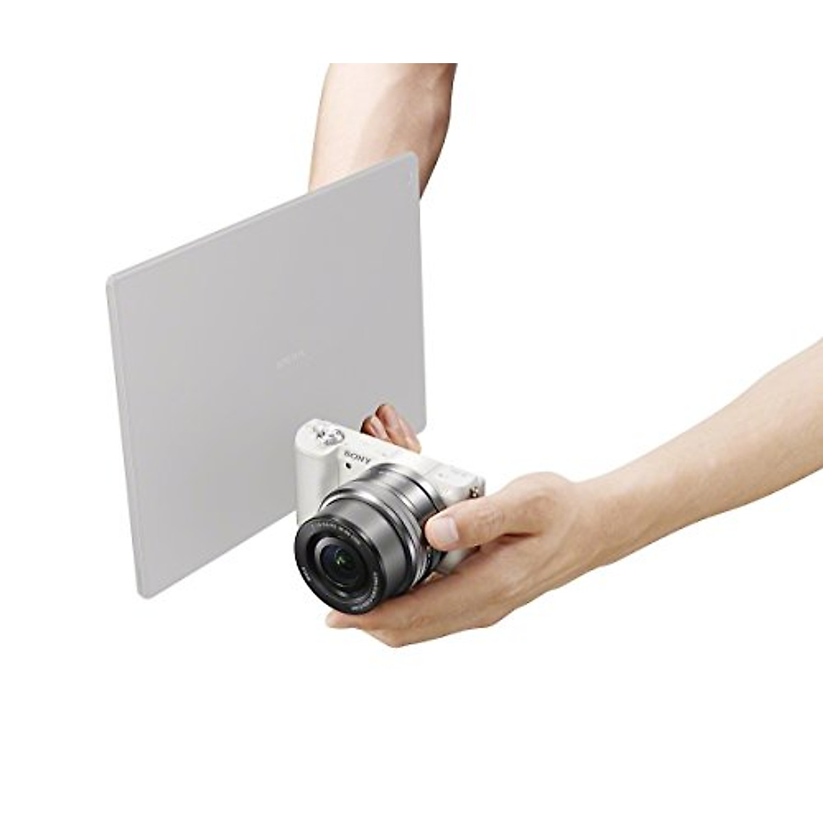 Sony a5100 16-50mm Mirrorless Digital Camera with 3-Inch Flip Up LCD (White)