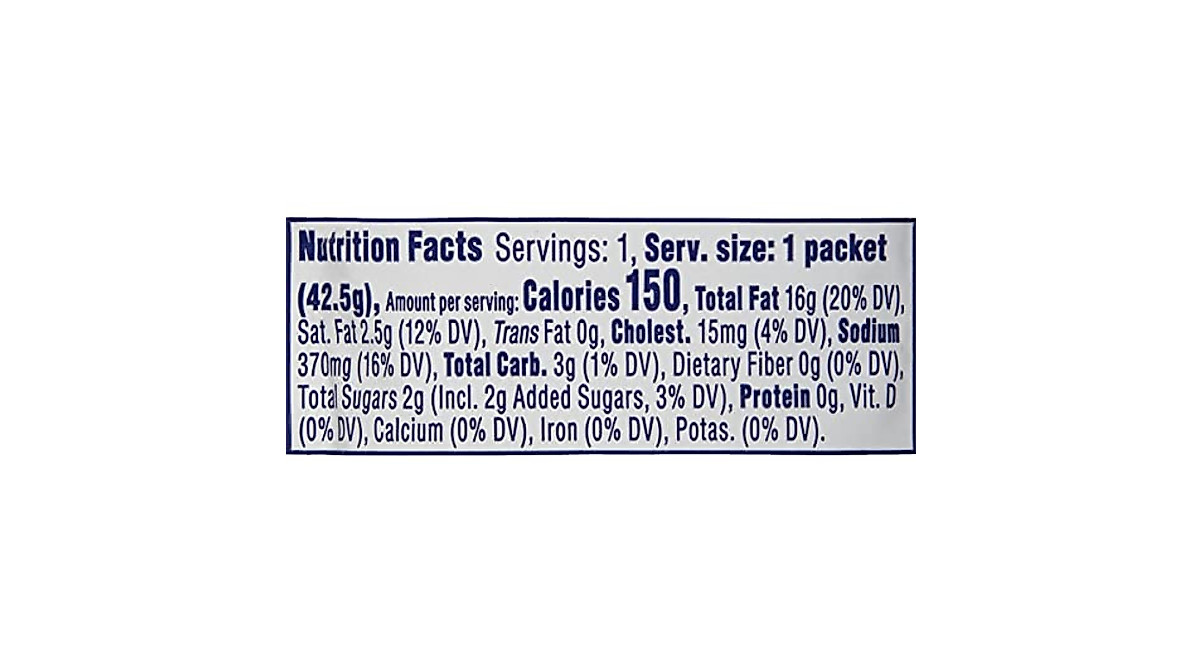 Kraft Ranch Salad Dressing Packets - 60 Single Serve Packets ...