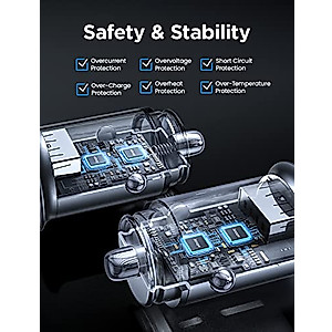 AINOPE 2 Pack Fast Mini Car Charger Adapter, 4.8A Metal Cigarette Lighter USB Car Charger Flush Fit, Dual Port Compatible with iPhone 14 13 12 Pro Max 8 Plus 7 6s, Samsung Galaxy S23/10/9/8/7, iPad