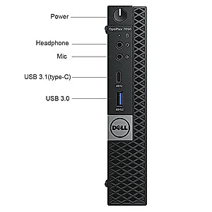 Dell Optiplex 7050 Micro Desktop PC, Intel Core i7-6700T, 32GB RAM, 1TB SSD, WiFi, Win10Pro (Renewed)