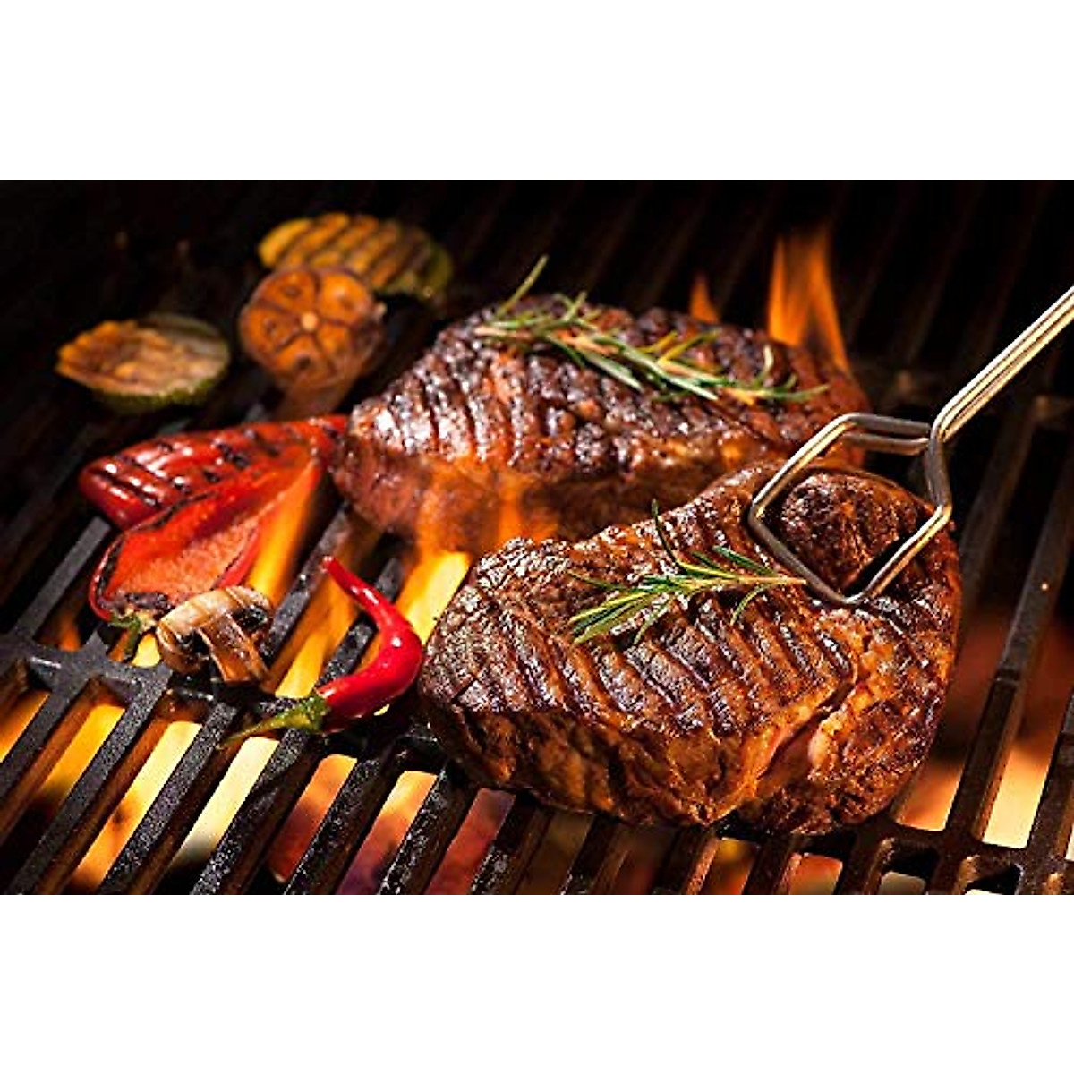 Hisencn 17 inch Grill Cooking Grates for Homedepot Nexgrill 720-0896 720-0896B 720-0896C 720-0896CP 720-0896E, Cast Iron Grate Grill Grid Replacement Parts for Nexgrill 720-0898 720-0898A - 3 Pack