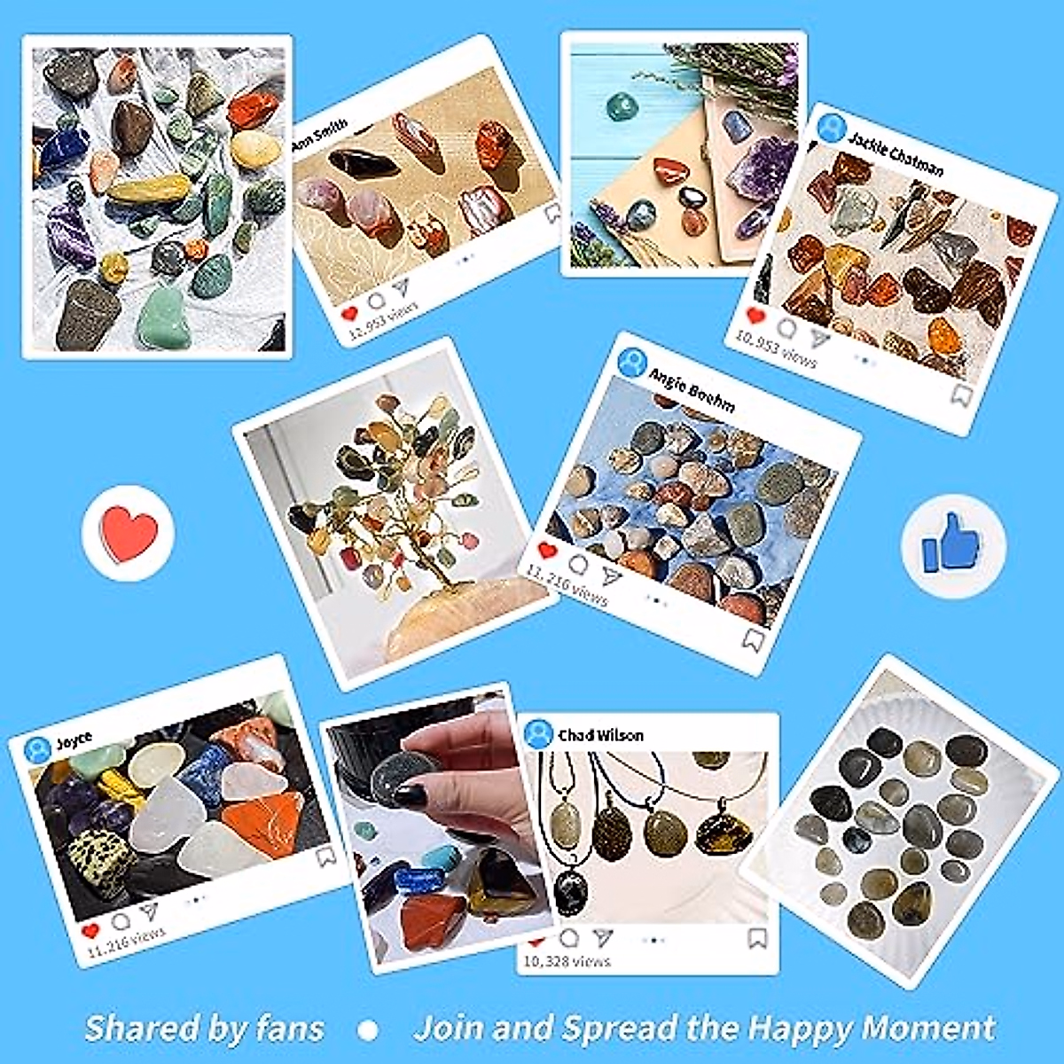 KomeStone Rock Tumbler Grits Kit, 4 Lbs, Polishing Grits & Ceramic Pellets Kit, Polish up to 25 Lbs Rocks, Compatible with Any Rocks & Rock Tumlers & Stone Polishers