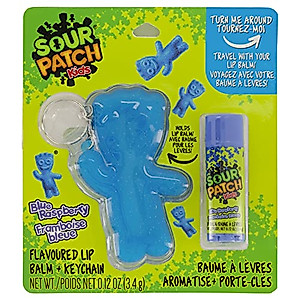 Taste Beauty Sour Patch Kids Blue Raspberry Lip Gloss Keychain