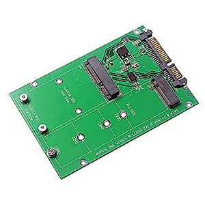 2.5 inch M.2 NGFF MSATA 2-in-1 Multiple Sized SSD to SATA III Converter Card