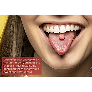 mberry Miracle Berry Tablets, Miracle Fruit Snacks, 10 Count.12 Ounce, Pack of 1