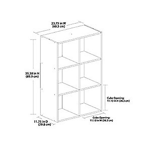 Mainstay` 6 Cube Organizer, Gray