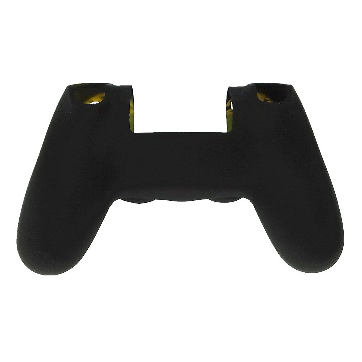 yueton Totem Pattern Soft Silicone Gel Rubber Grip Protective Skin Case Cover for PS4 Controller (Yellow)