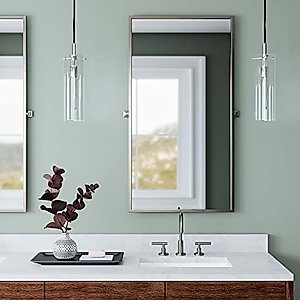 Modway Skylark Pendant Light in Clear Polished Nickel