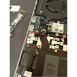 M.2 2230 2280 SSD Hard Drive Solid State Drive Mounting Metal Bracket X8MY9 0X8MY9 for Dell G15 5510 5511 5515 2021 Gaming Laptop