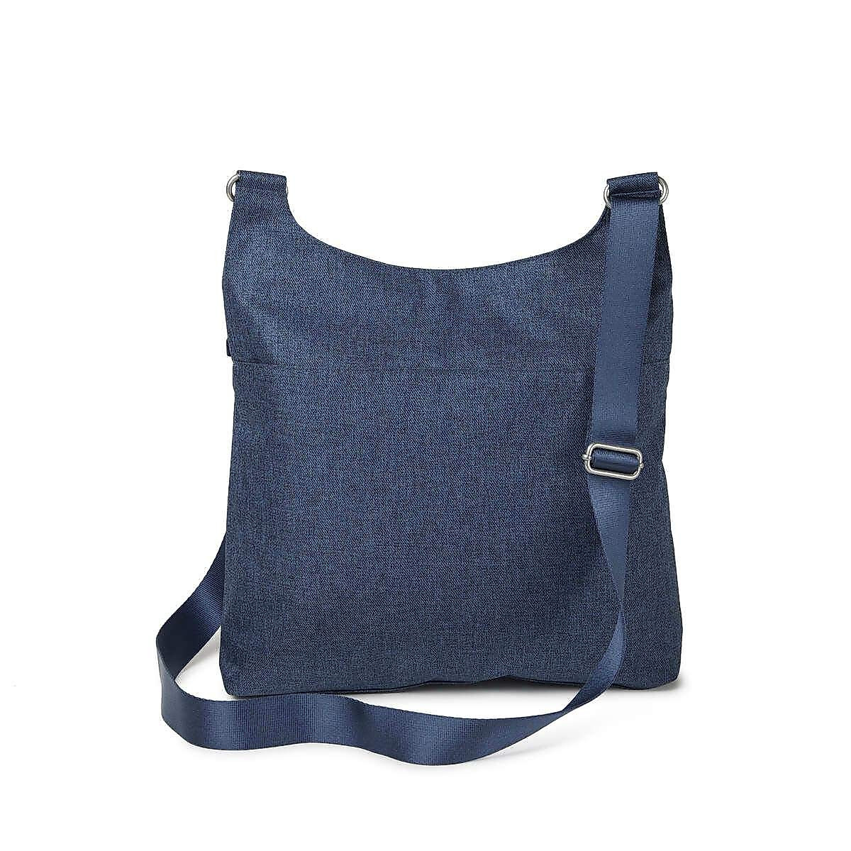 Baggallini Womens New Classic Zip With Rfid Phone Wristlet On Track Crossbody, Stone, One Size US