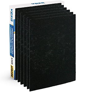 ﻿﻿VEVA Air Purifier Filter Replacements - 6 Pack Precut & Compatible with Honey-well HPA200 Purifiers - Premium Activated Carbon Pre-Filters