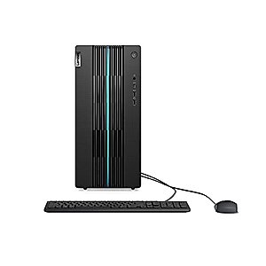 Lenovo IdeaCentre Gaming 5i - 2022 - Gaming Desktop - NVIDIA GeForce RTX 3050 - Intel i5 12400-8GB RAM - 512GB SSD - Win 11 - Black - Mouse & Keyboard - Free 3-Month Xbox GamePass