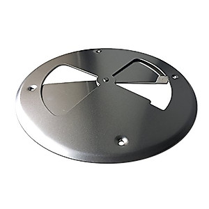 LavaLock® 8" aluminum pinwheel bbq smoker pit intake blade damper vent set