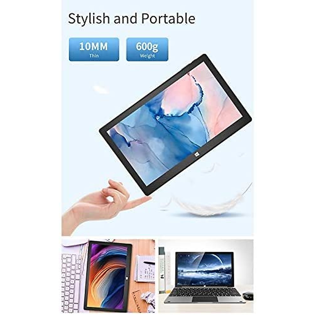 11.6 inch Windows 11 ezpad pro 8 1920x1200 IPS Tablet PC 12GB RAM 128G ROM Intel N3450 WiFi Mini HDMI 4800mAH(Include Keyboard)