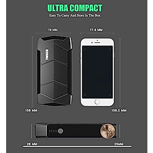 10800mAh Portable Car Jump Starter Quick Charge Pack for Up to 5.0 Liter Gasoline and 3.0 Liter Diesel Engines 12V Auto Battery Booster Charger Power (A6)