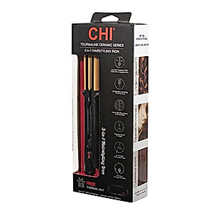 CHI Tourmaline Ceramic 3-in-1 Styling Iron, 1"