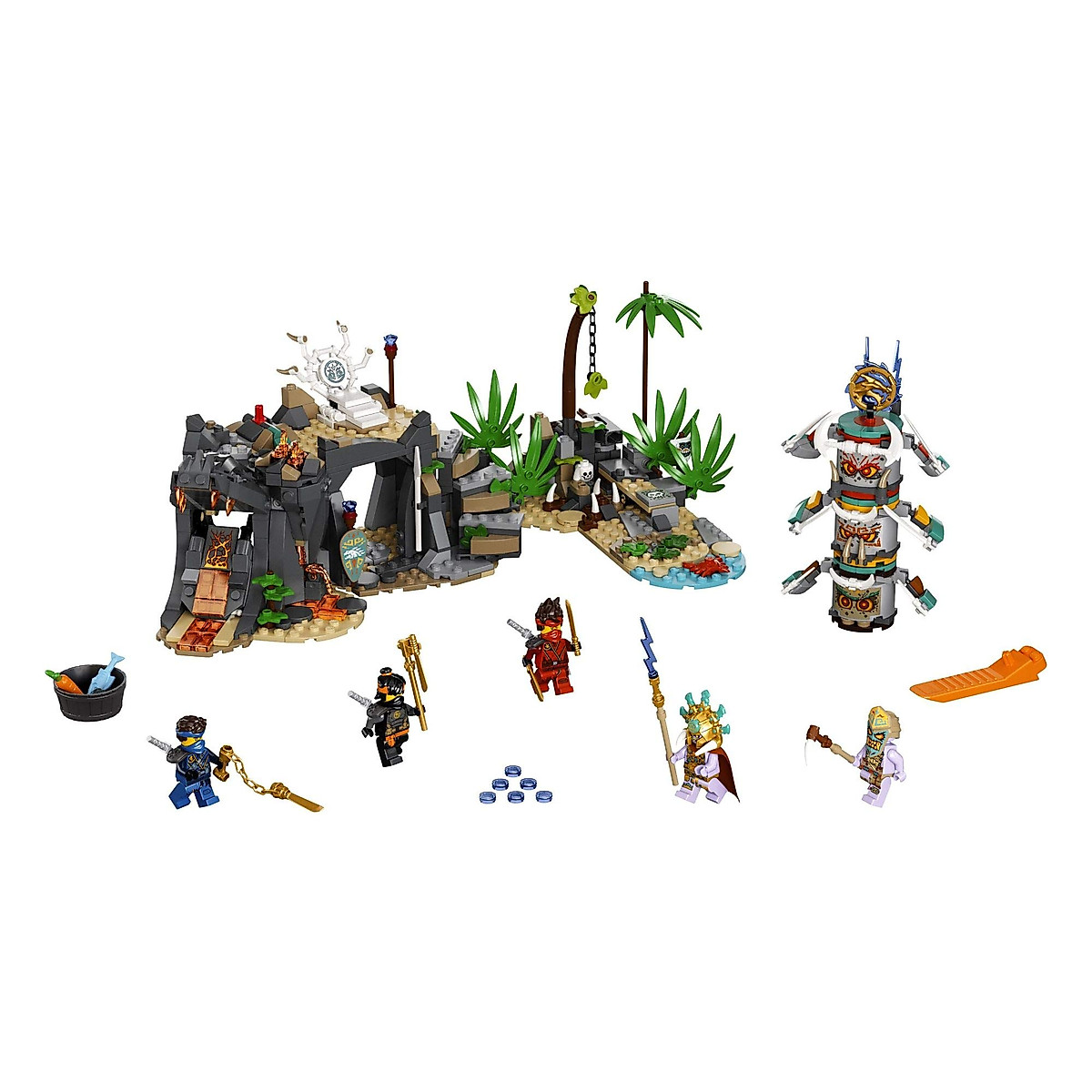 LEGO NINJAGO The Keepers' Village 71747 Building Kit; Ninja Playset Featuring NINJAGO Cole, Jay and Kai; Cool Toys for Kids Aged 8 and Up Who Love Ninjas and Creative Play, New 2021 (632 Pieces)