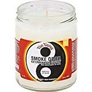 Smoke Odor Exterminator 13oz Jar Candles (Yin Yang, 3) Set of Three Candles.