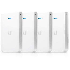 UniFi in-Wall Wi-Fi Access Point AP-IW-HD-US 802.11AC Wave 2 4X4 MIMO with Integrated Gigabit Switch (4-Pack)