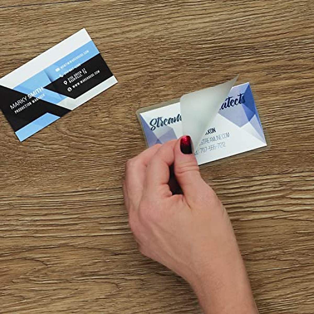 Integrity Business Card Size Thermal Laminating Pouches, 3 Mil Thickness, 2.25 x 3.75 inch, Acid Free, Compatible with All Brands of Thermal Laminators, 200 Pack