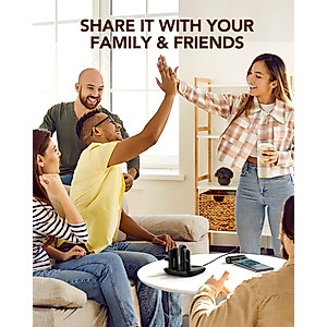 VIYISI Portable Charger Station USB C 5000mAh, 4 Pcs Fast Charging Power Bank with Charging Dock, Battery Pack Charging Kit for iPhone 15 Samsung Google LG Android Type-C Phones