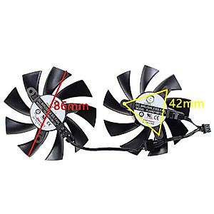 86mm PLA09215B12H 12V 0.55A 4Pin Cooler Fan Replacement for EVGA GeForce GTX 760 770 780 780Ti Graphics Video Card Cooling Fan