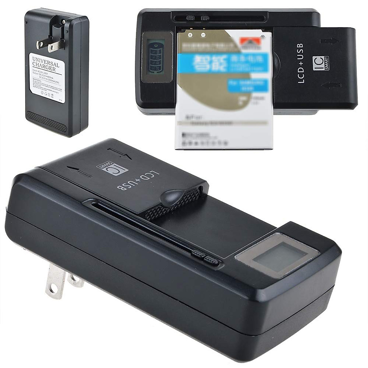 ABLEGRID Universal 3.7v Battery Charger for Nintendo DS XL 3DS SPR 003 SPR-003 Official