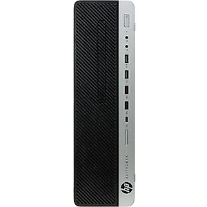 HP EliteDesk 800 G3 SFF Desktop Intel i7-7700 UP to 4.20GHz 16B DDR4 128GB SSD + 2TB HDD Built in WiFi BT Dual Monitor Wireless Keyboard & Mouse Support Win10 Pro (Renewed)
