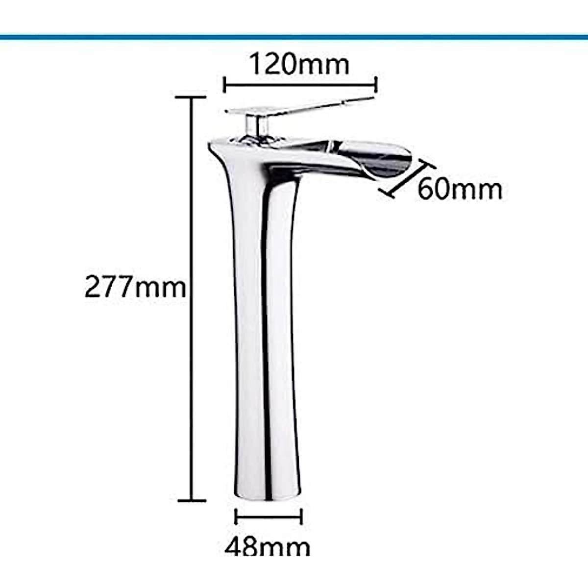 Kitchen Taps Basin Faucet Bath Waterfall Shower Faucet Bathtub Faucet Deck Mounted Brass Bathroom Faucets
