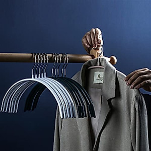 EYHLKM Anti-Skid Seamless Hanger Anti-Shoulder Bag Anti-Rust Nordic Creative Design ( Color : Dark Green , Size : 41*22cm )